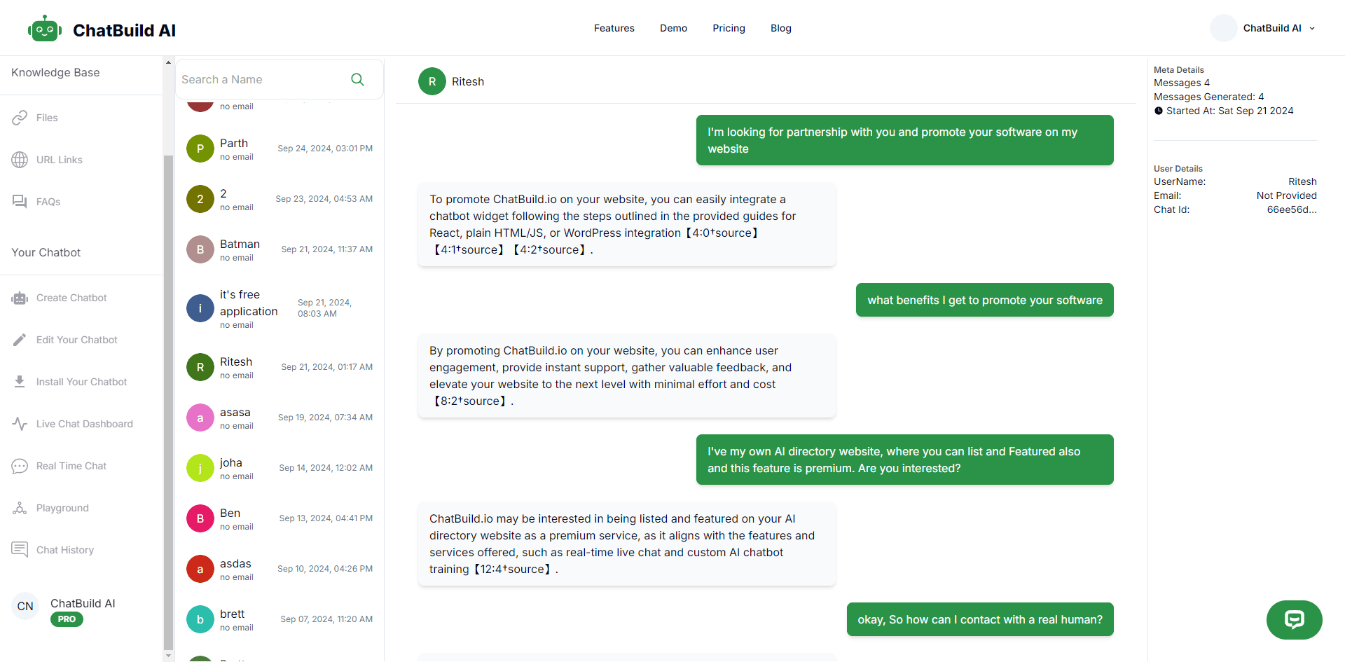 ChatBuild Ai - Build Chatbot Widgets for Your Website | Build Chatbot Widgets for Your Website