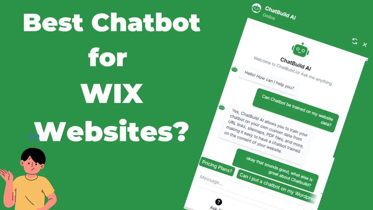 The Best Chatbot for Your Wix Website? | Build Chatbot Widgets for Your ...